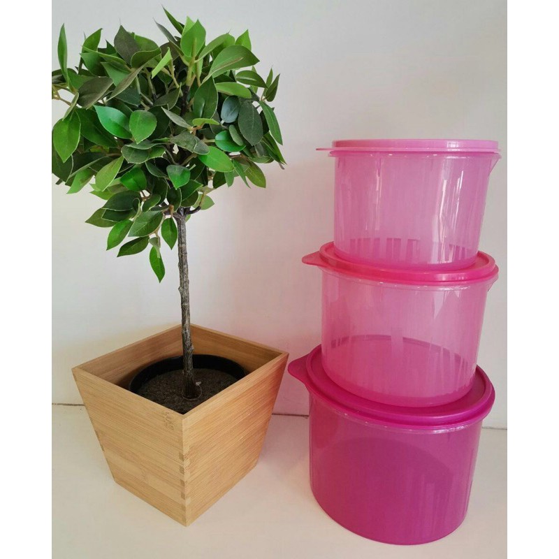 Tupperware Snack N Stack Set 3 pcs | Shopee Malaysia