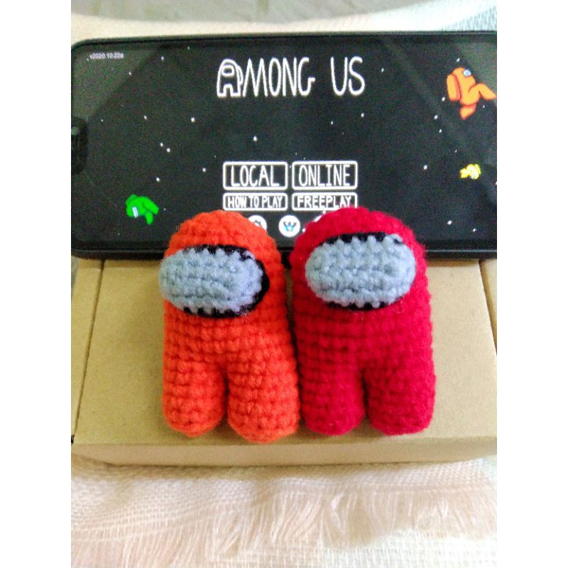 Among us keychain (Handmade) | Shopee Malaysia