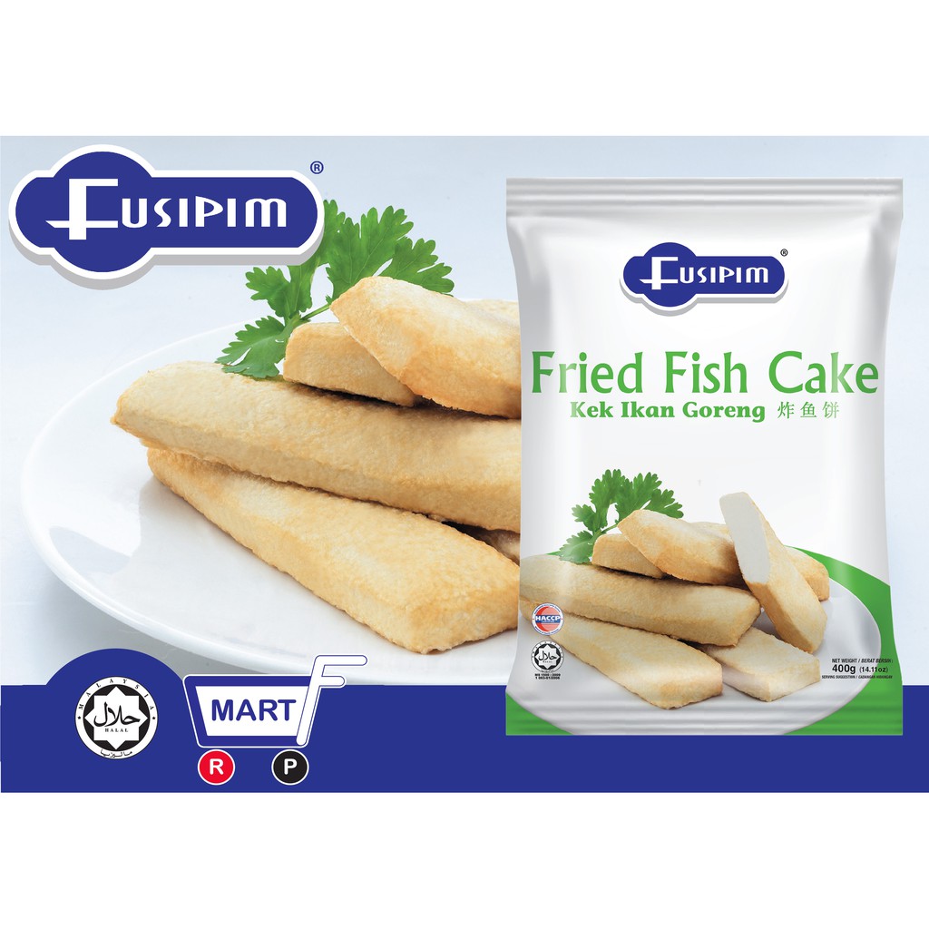 FUSIPIM Fried Fish Cake 400g (Kek Ikan Goreng) [KL, Klang, Selangor ...