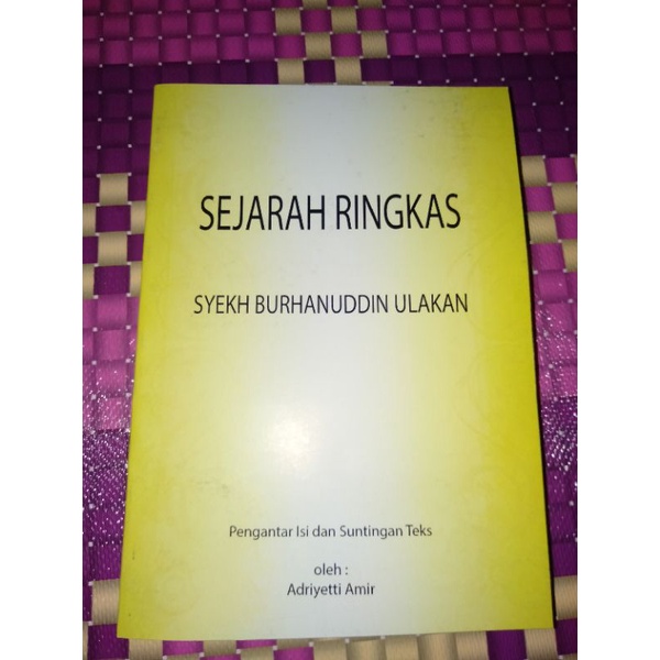 Sheikh Burhanuddin Ulakan's Life History Book | Shopee Malaysia