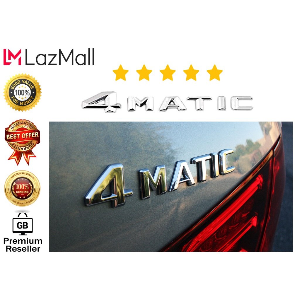 GB-Store 100%[Original] New 4MATIC Mercedes-Benz Car Logo, Car Emblem ...