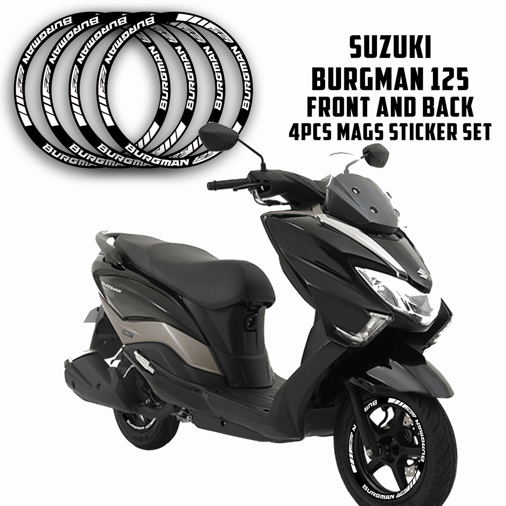 Suzuki Burgman Mags Sticker Set | Front and Back | Shopee Malaysia