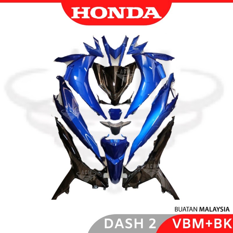 HONDA Dash 2 Carburetor Body Cover Set Coverset Body Kit Color Parts Dash2 Dash110 Dash1102 ...