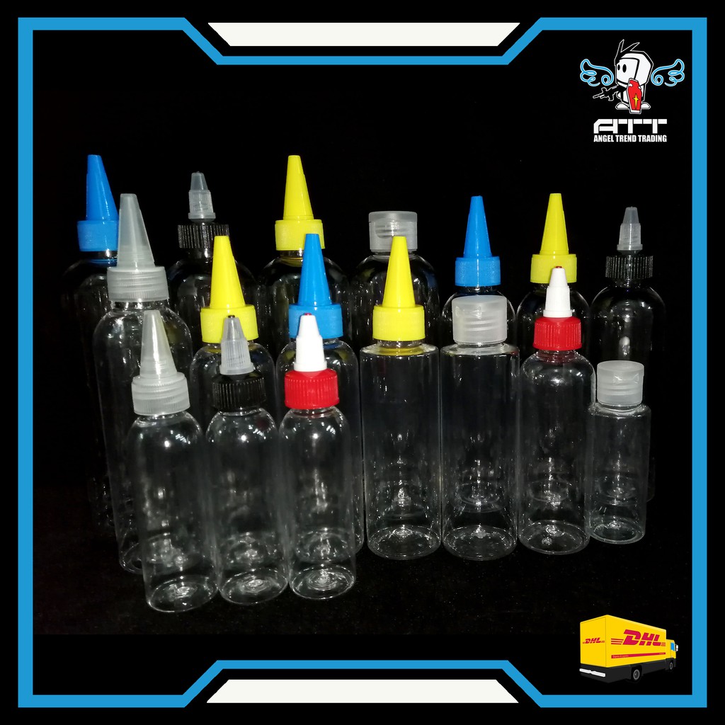 EMPTY BOTTLE WITH GLASS BALL 30ml - 300ml (Gunpla Gundam Paint Model ...