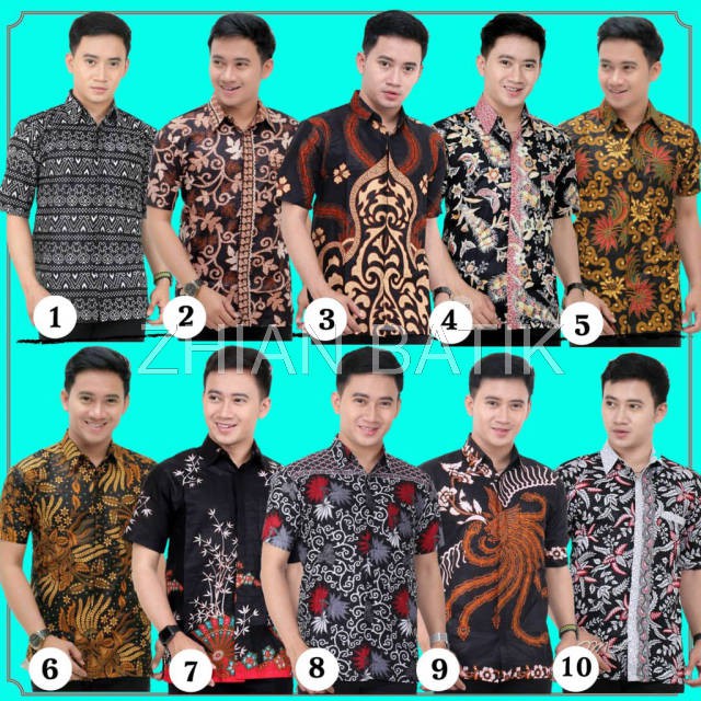 [Raya 2024] KEMEJA Men's BATIK HEM // pekalongan solo jogja BATIK Shirt ...