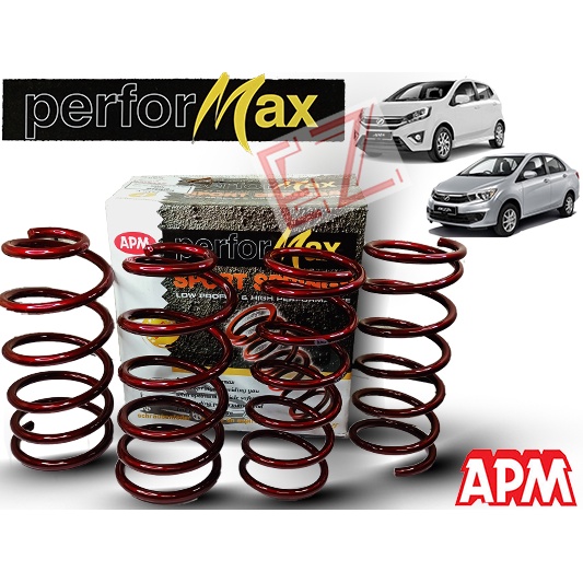 PERODUA AXIA ,BEZZA SPORT SPRING APM PERFORMAX SET | Shopee Malaysia