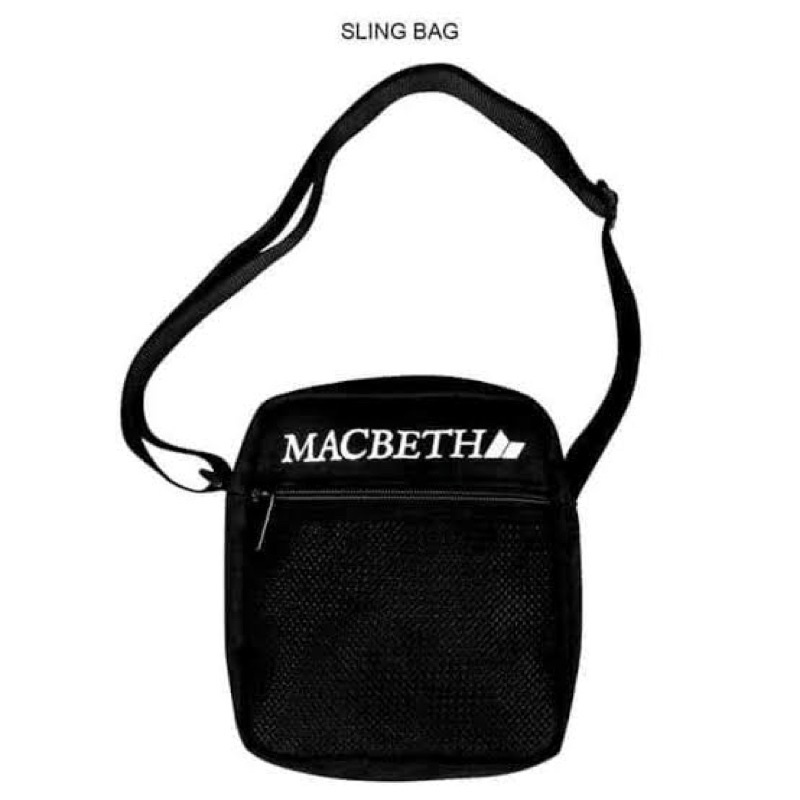 Macbeth Corduroy Black Sling bag 100% Original Official Macbeth PH ...