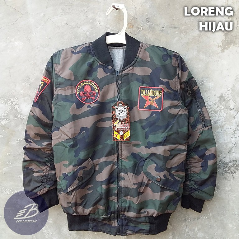 Bomber Jacket Army Children Reversible Parachute Despo Fleece ...