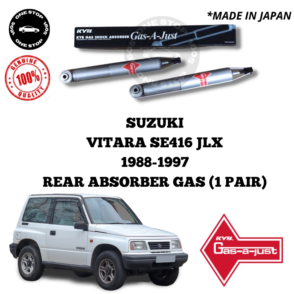 SUZUKI VITARA SE416 JLX 1988-1997 BELAKANG/REAR JAPAN KYB KAYABA ...