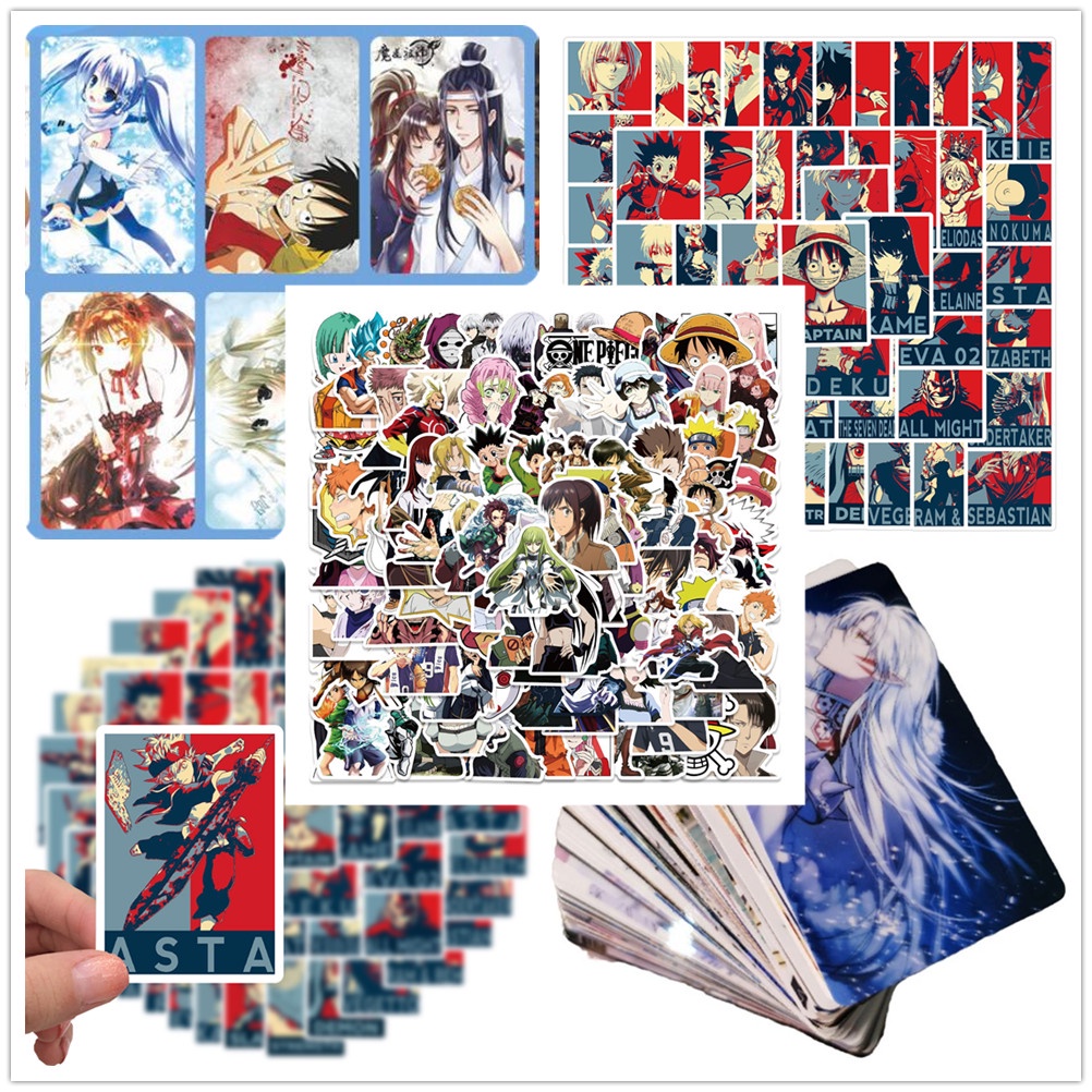 5pcs Anime Jujutsu Kaisen Demon Slayer Attack on Titan Mix Cartoon ...