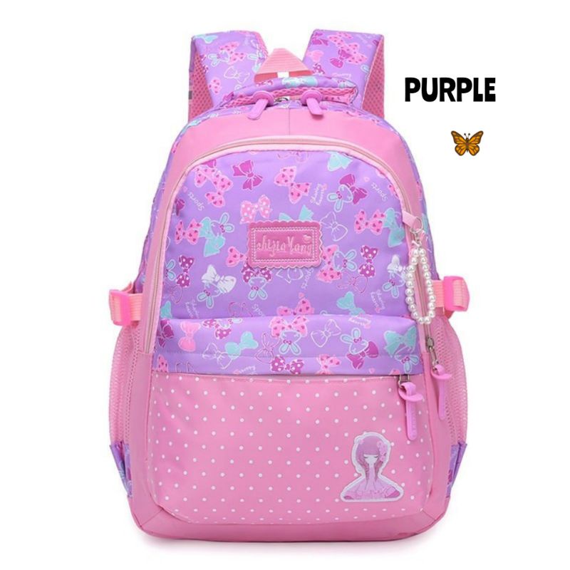 Beg Sekolah Rendah Budak Perempuan,Girl Primary School Bag Flower, Bag ...