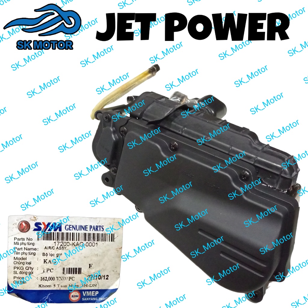 SYM JET POWER 125 Original Air Filter Box / Air Cleaner Box / Kotak ...