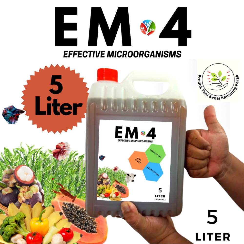EM4 5 Liter TERBAIK UNTUK EM4 PENTERNAKAN, EM4 PERTANIAN, Em4 ...