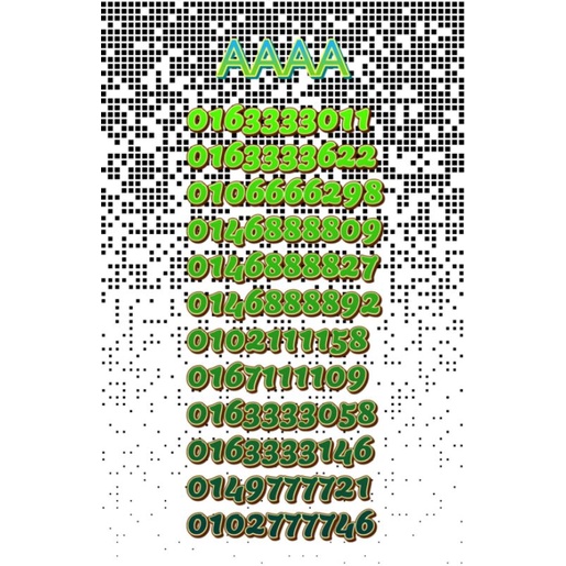 AAAA centre Vip nice number prepaid | Shopee Malaysia