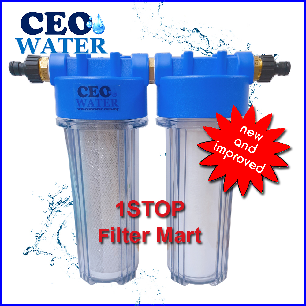 Water Filter Penapis Air Luar Rumah Dua Peringkat Improved Quality 10 ...