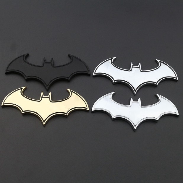 Batman 3D Chrome Metal Auto Car Motorcycle Logo Sticker Badge Emblem ...