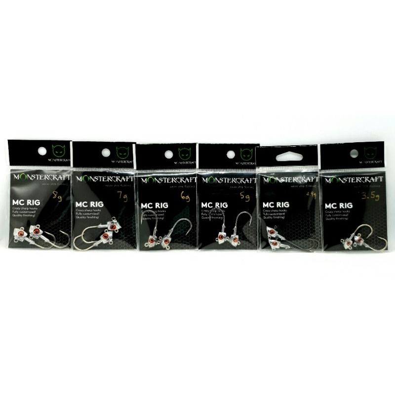 MONSTERCRAFT MC RIG JIGHEAD | Shopee Malaysia