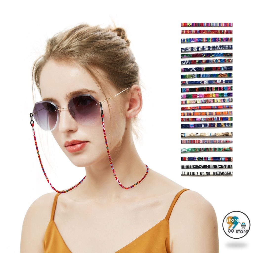 HOT Ethnic Style Sunglasses Strap / Eyeglass Braid Cord Reading Glasses ...