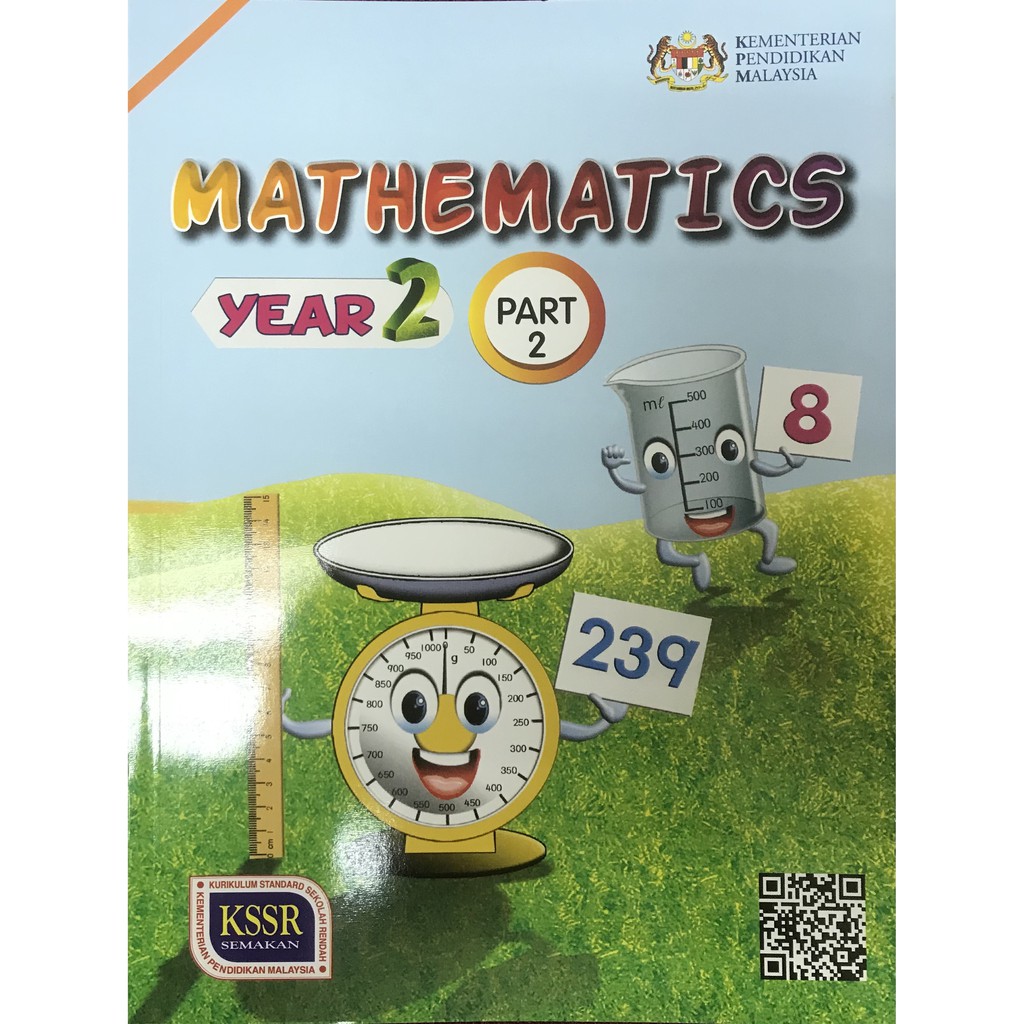 Mathematics Year 2 Part 2 textbook sekolah SK | Shopee Malaysia