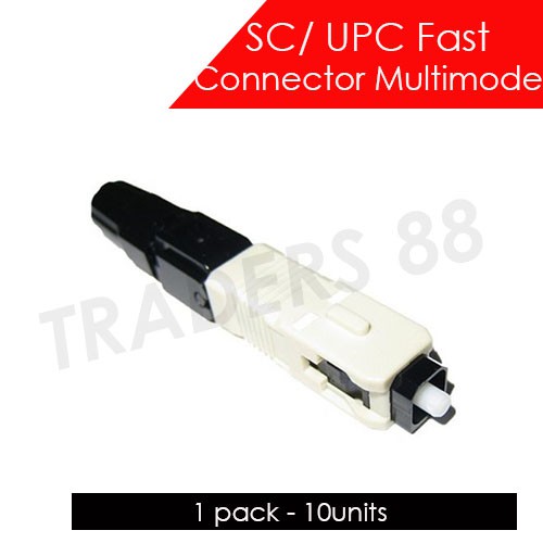 SC/UPC Fiber Optic Quick Connector Fast Adapter MultiMode (10pcs per ...