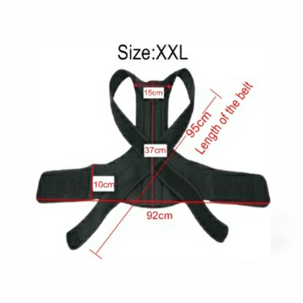 🌟Adjustable🌟Back Brace Posture Corrector Shoulder/Spine Support Baju ...