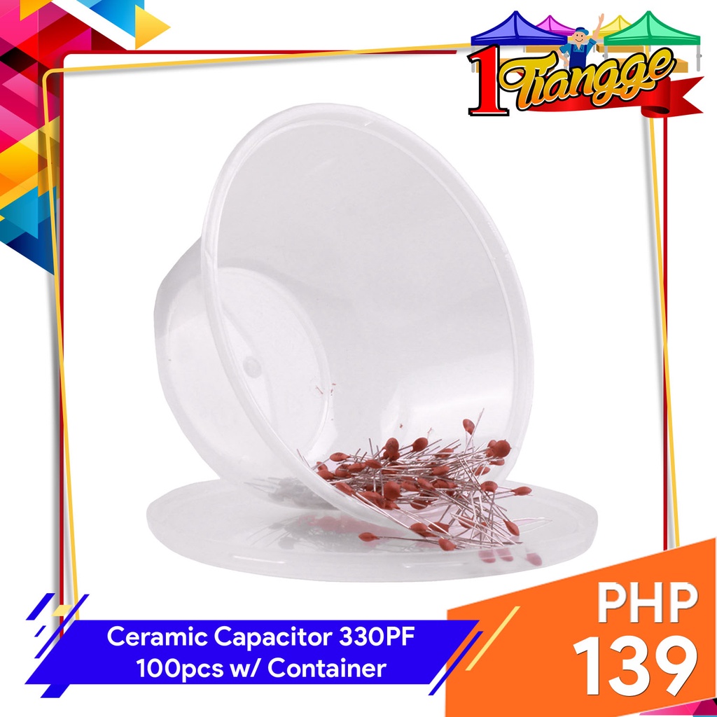 1Tiangge CERAMIC CAPACITOR 330 PF w/ Container 100pcs | Shopee Malaysia