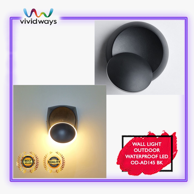 K2 VIVIDWAYS MODERN OUT/IN DOOR LED WALL LIGHT 3000K | Shopee Malaysia