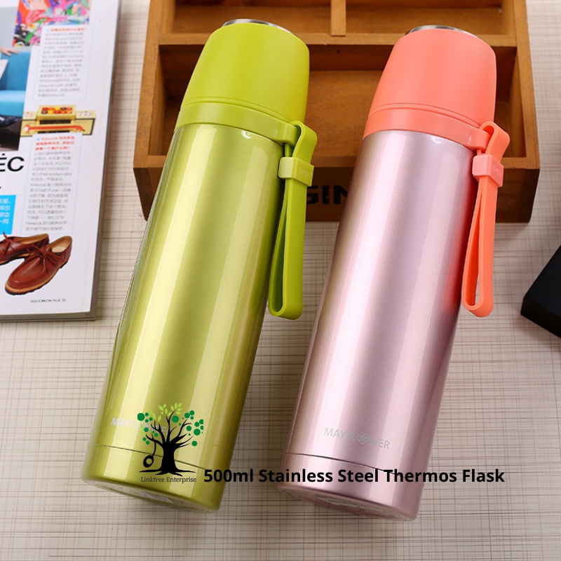 Link3 304 Stainless Steel Thermos Bottle/ Thermos Vacuum Flask 500ml | Shopee Malaysia