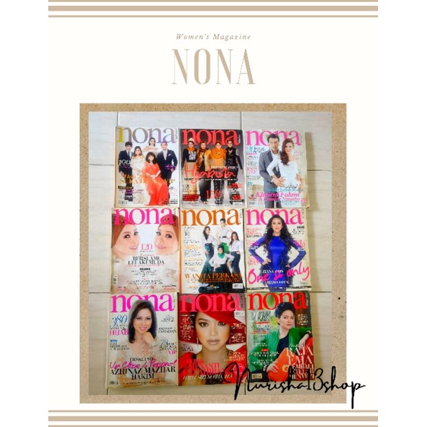 MAJALAH NONA - 2012 LIMITED EDITION | Shopee Malaysia