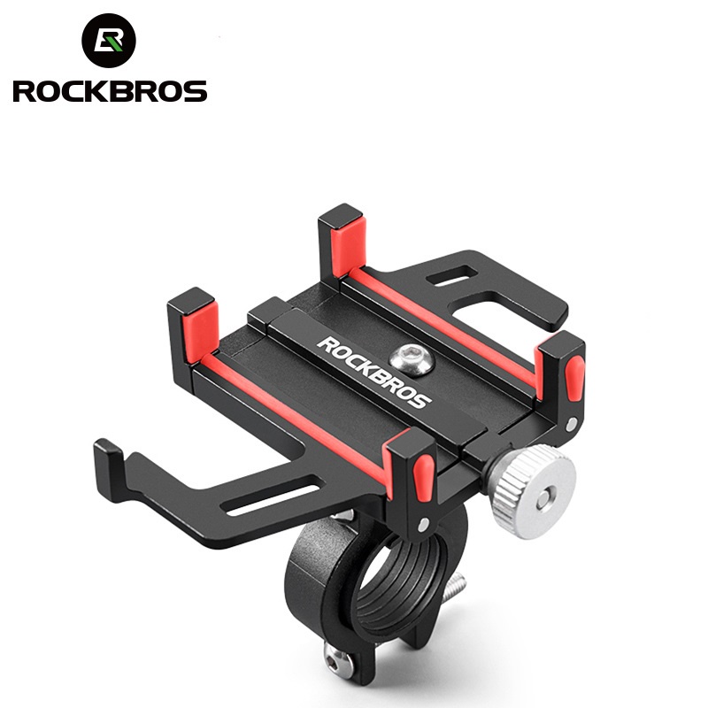 【MY Delivery】ROCKBROS 360 Rotation Bike Adjustable Aluminium Alloy Phone Holder | Shopee Malaysia