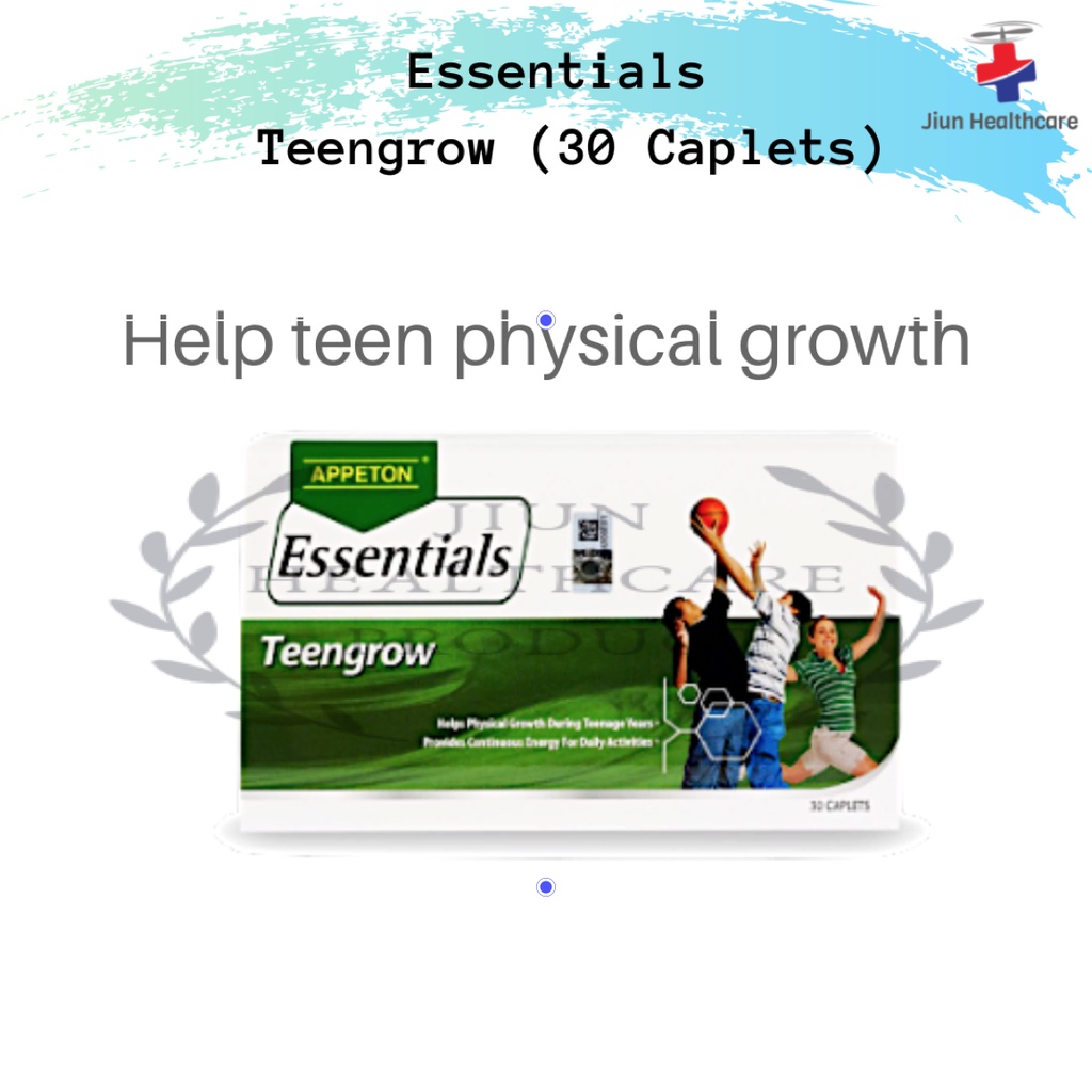 Appeton Essential Teengrow for Optimum Height and Growth (30's ...
