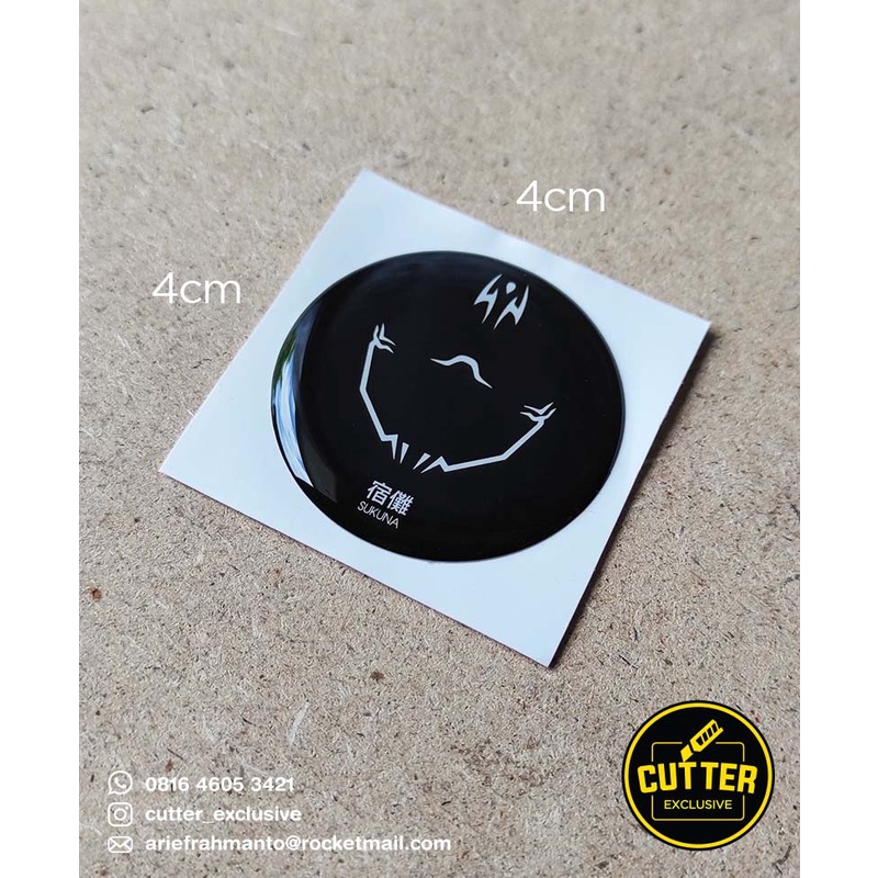 Sukuna JUJUTSU KAISEN resin sticker emblem | Shopee Malaysia