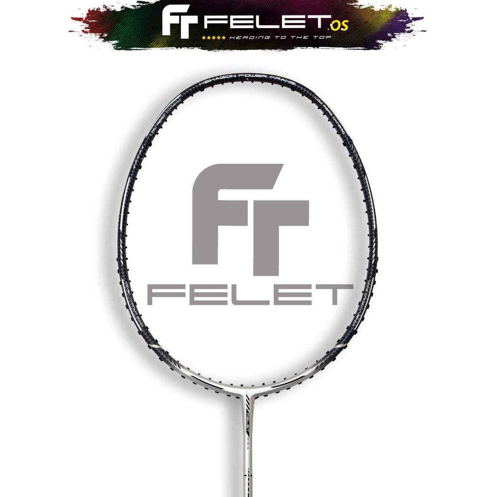 FELET WOVEN TI 3000 Professional Badminton Racquet 2U/3U/4U MAX TENSION ...