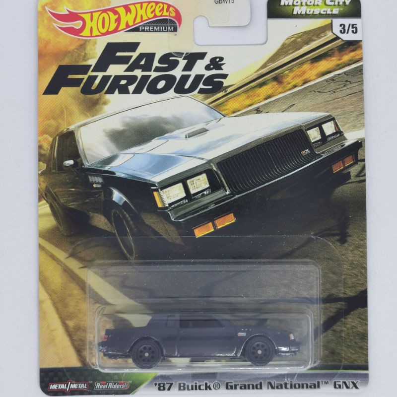 '87 Buick GRAND NATIONAL GNX FAST & FURIOUS - HOT WHEELS | Shopee Malaysia