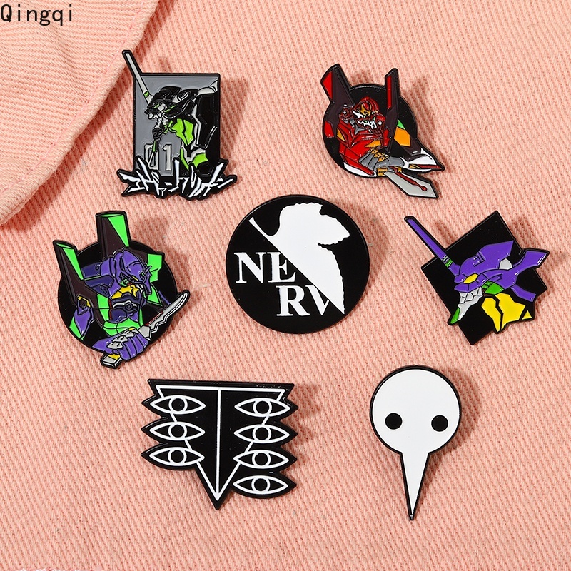 Classic Anime Soryu Asuka Ayanami Rei Mecha Enamel Pin Brooch Badges ...