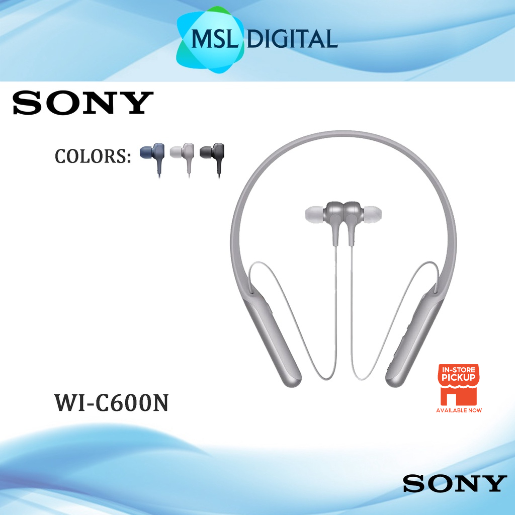 Sony WI-C600N WIC600N C600N Bluetooth Wireless Noise Cancelling In-Ear ...
