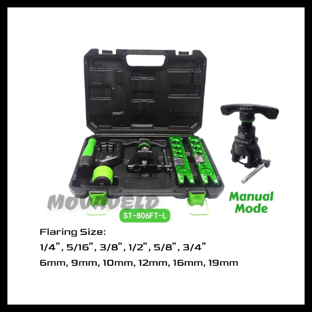 Super Stars Flaring Tool ST-806A ST-806FT DSZH Drill Aircond Copper Pipe Expander Set Air ...