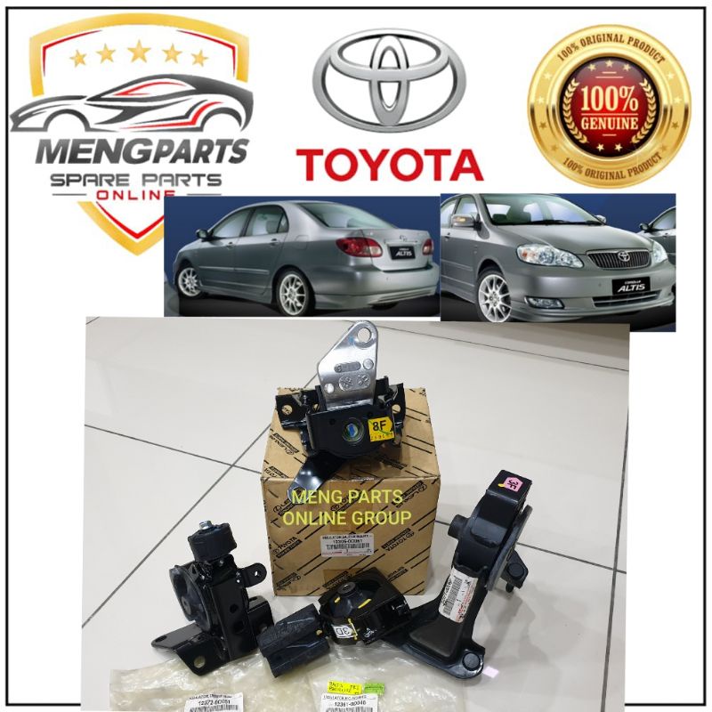 ORIGINAL TOYOTA ALTIS ZZE121 1.6,ZZE122 1.8 AUTO 2001Y-2007Y ENGINE ...