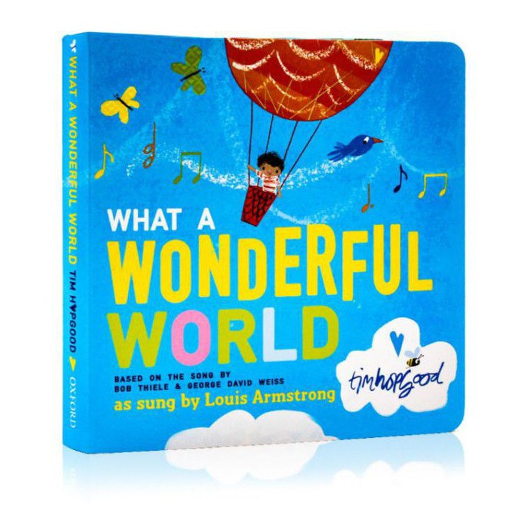 What a wonderful world board book-sung by louis armstrong | Shopee Malaysia