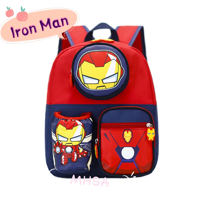 KL READY STOCK SCHOOL BAG Waterproof Lightweight Backpack FROZEN IRON ...