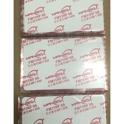 Mifare 13.56MHz 1K S50 Contactless MANGO Door Access ( IC ) Smart Card ...