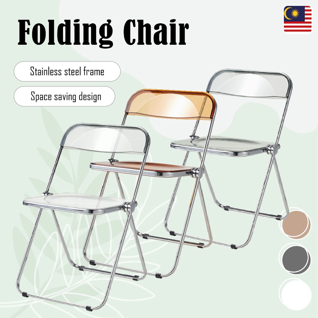 Folding Dining Chair Camping foldable living chair Designer Chair ...