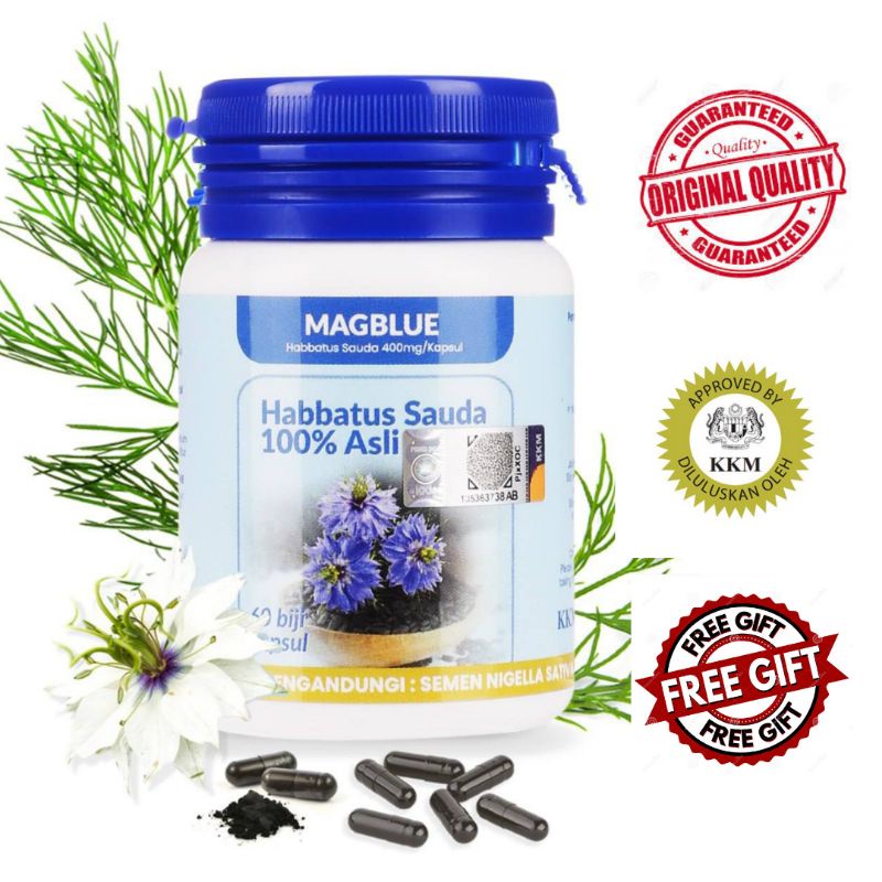 💯 ORIGINAL HQ 💙 HABBATUS SAUDA MAGBLUE | Shopee Malaysia