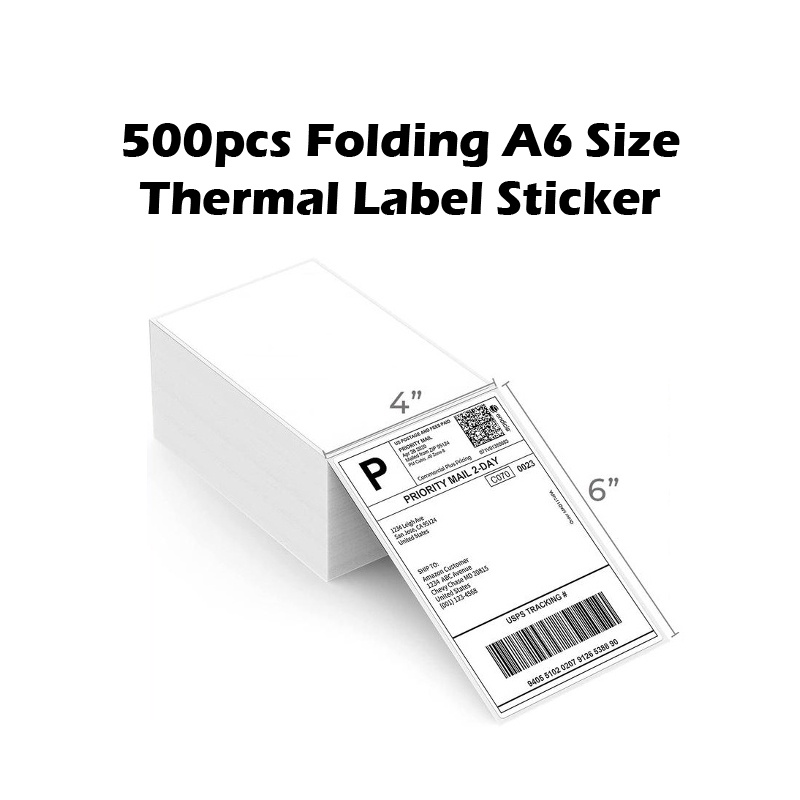 Shopee Lazada EasyParcel A6 Waybill Thermal Paper Shipping Label ...