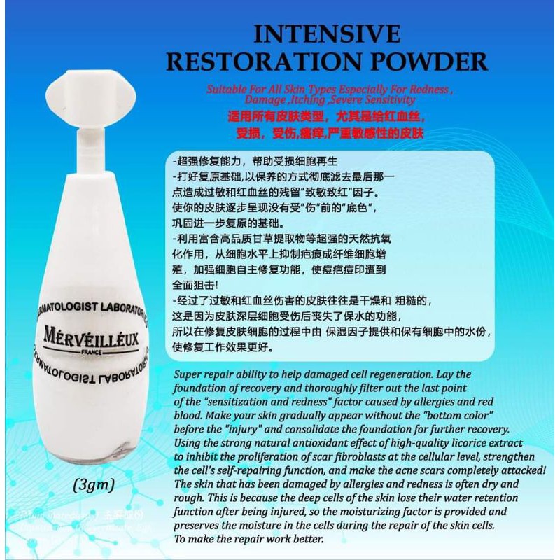 Merveilleux Intensity Restoration Powder 10gm/3gm | Shopee Malaysia