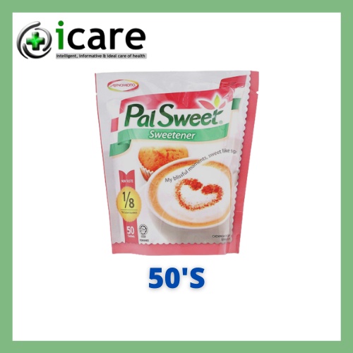 PAL SWEET LOW CALORIE SWEETENER 50'S ( EXP DATE : 10/2026 ) | Shopee ...