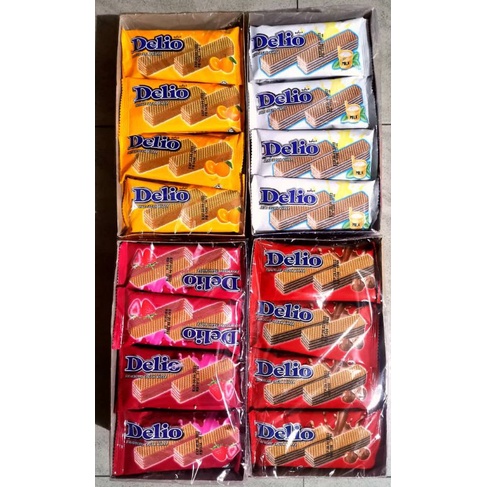 Delio Cream Wafer 24pcs×16g | Shopee Malaysia