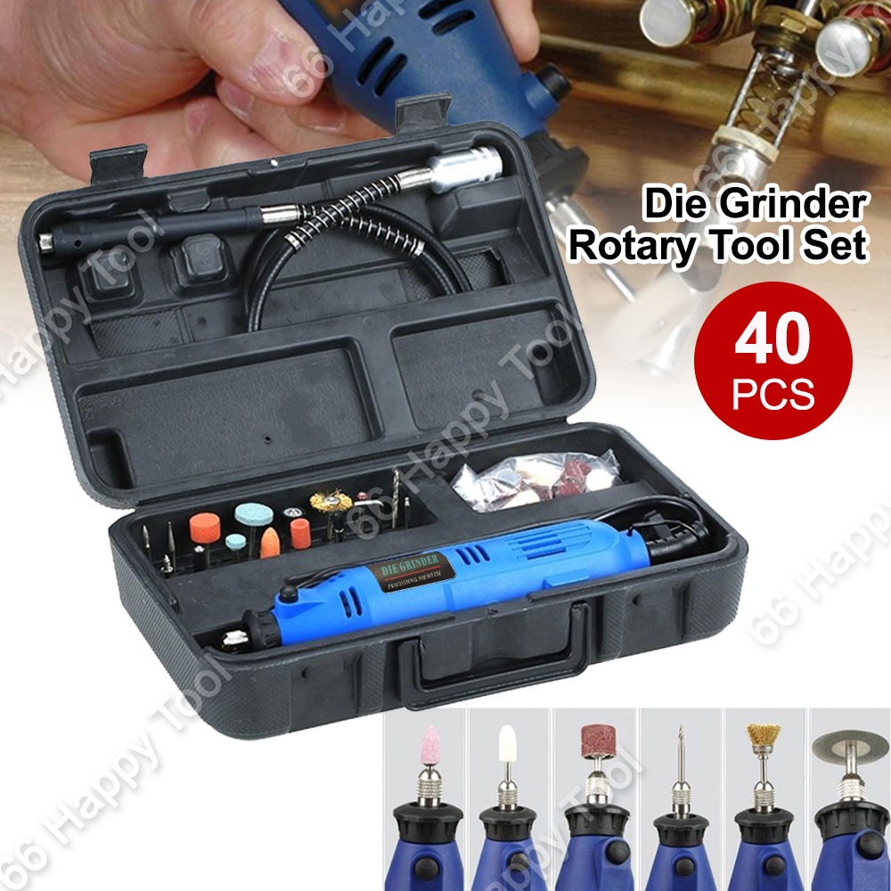 Die Grinder 40pcs Rotary Tool Set with Accessories Multipurpose Mini ...