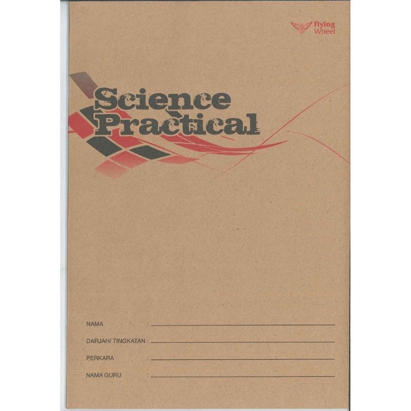 Flying Wheel Science Practical Notebook A4 / A4 Buku Nota Sains 80Pages ...