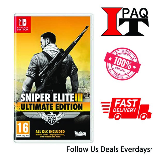 Nintendo Switch Sniper Elite 3 Ultimate Edition | Sniper Elite 3 (EU ...